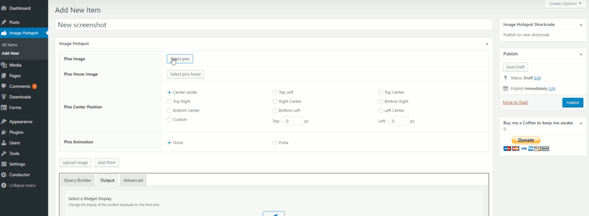 Create clickable hotspot maps in WordPress